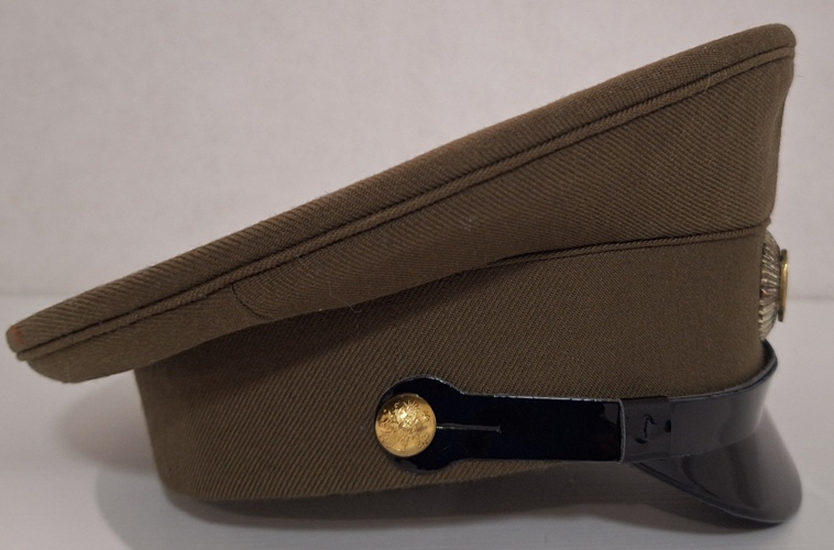 RIA officer's military cap with leather visor, copy